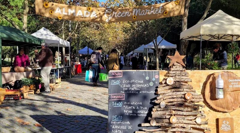 Parque da Paz acolhe Almada Green Market dedicado ao Natal