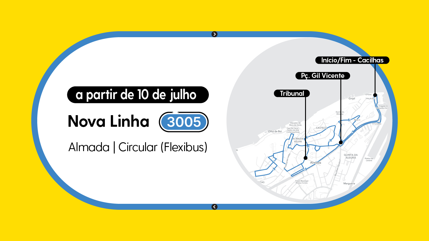 Carris Metropolitana: Flexibus regressa à zona histórica de Almada